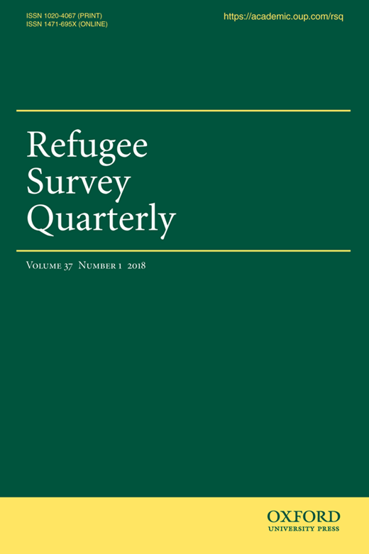 Forced Migration Current Awareness: New Issue of RSQ Forced Migration Current Awareness: New Issue of RSQ