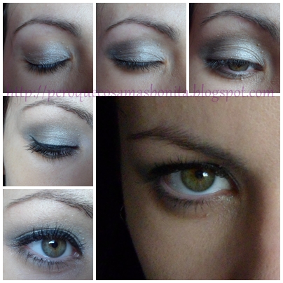 Maquillaje en tonos grises y verdes - ¡Pero qué cosa más bonita!