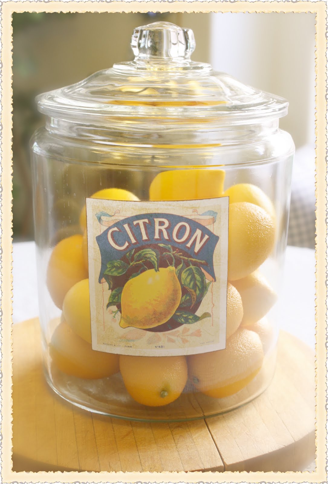 Rose Vignettes: Lemon Jar... Not just for Lemonade!