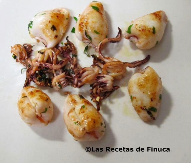 Las Recetas de Finuca: Chipirones a la plancha