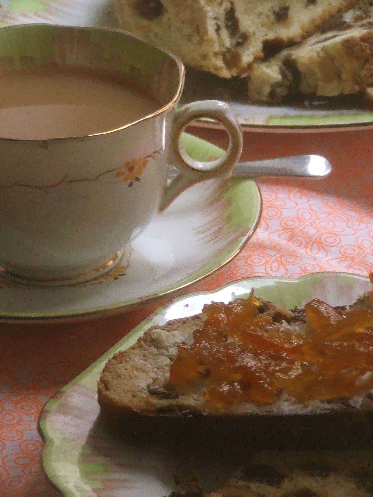 Spanish breakfast -Sherry raisin bread