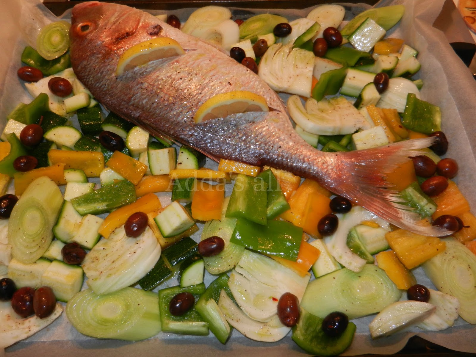 Adda's All : Pagello in forno con le verdure