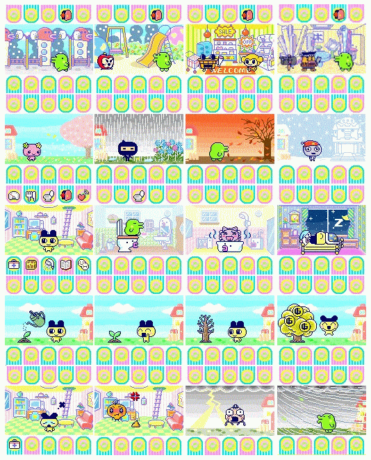 Mind of Tamagotchi: Pictures of the Tamagotchi Color and ID L