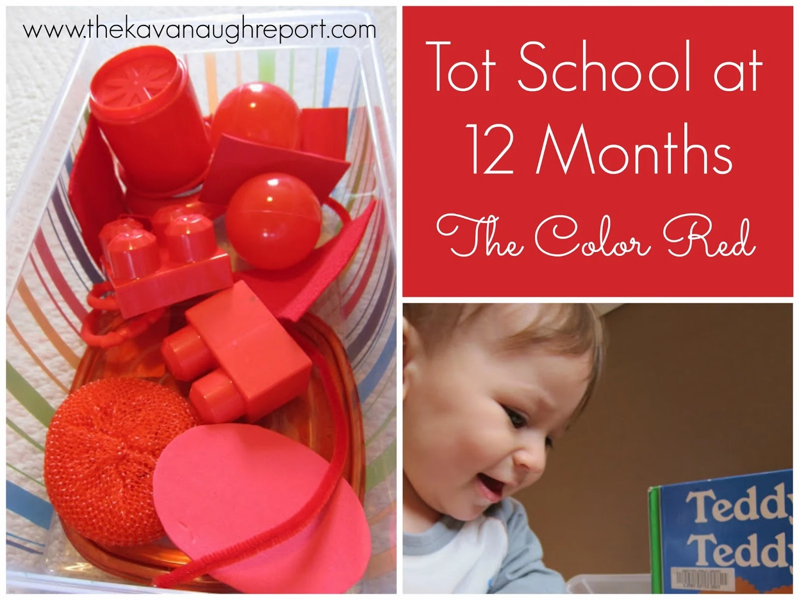 Tot School Color Red Week