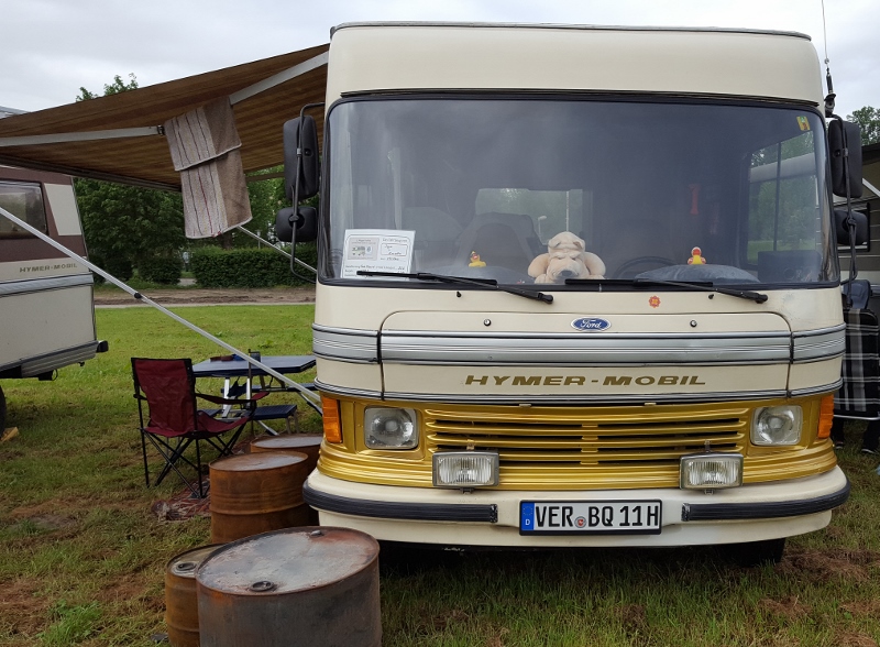 Horex Regina und die alten Photos: Hymer Oldtimer Treffen in Ketsch 2016