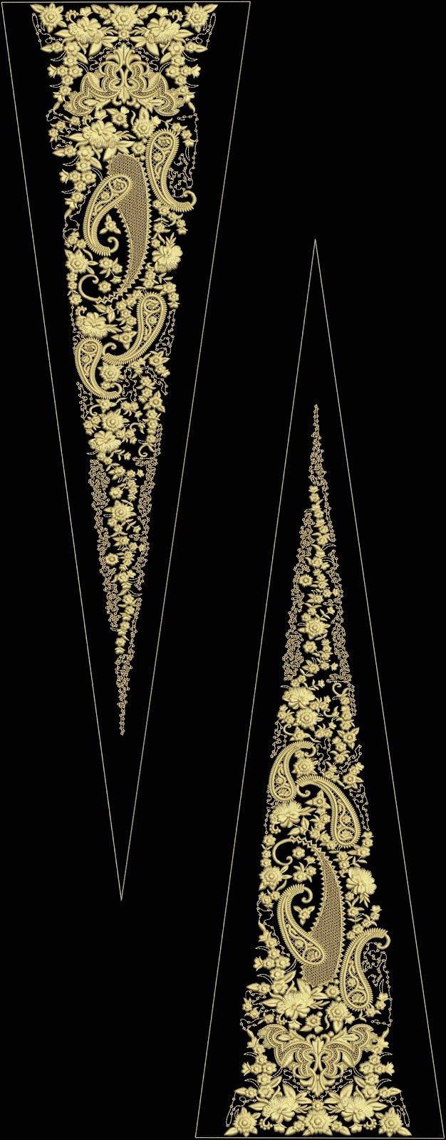 EmbDesignTube: Neck line, Multi Flat & Kali Design by Zahid Ali