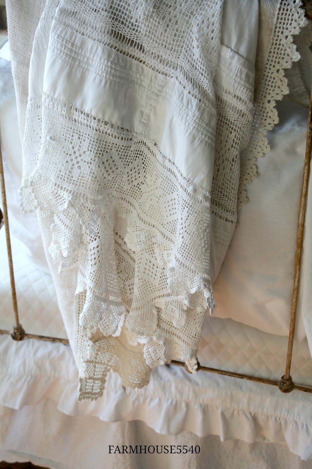 FARMHOUSE 5540: Farmhouse Inspiration ~ Vintage Linens