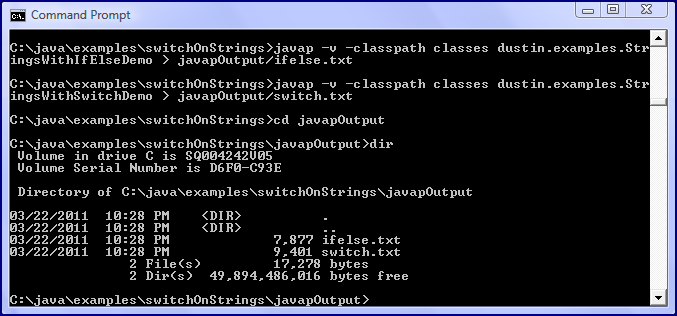 Inspired by Actual Events: JDK 7: Java Switching on Strings Is Here
