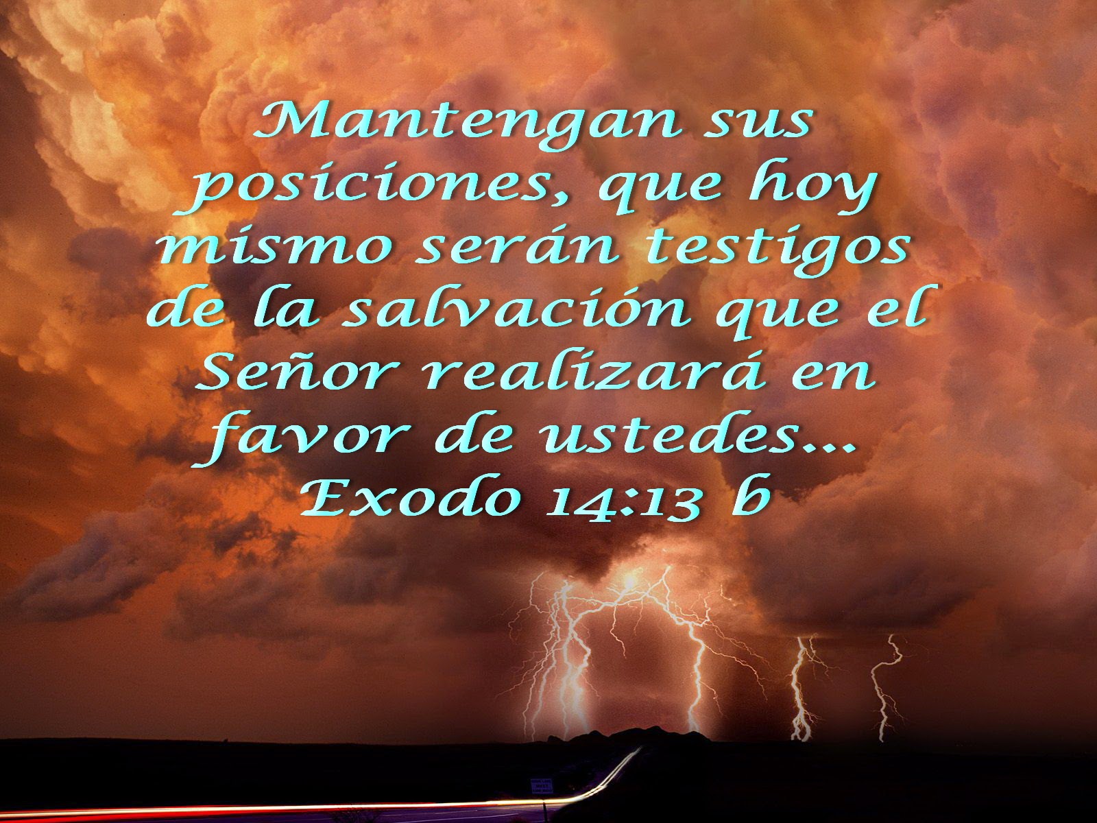 Biblia, paisajes y maravillas: Exodo 14:13 b