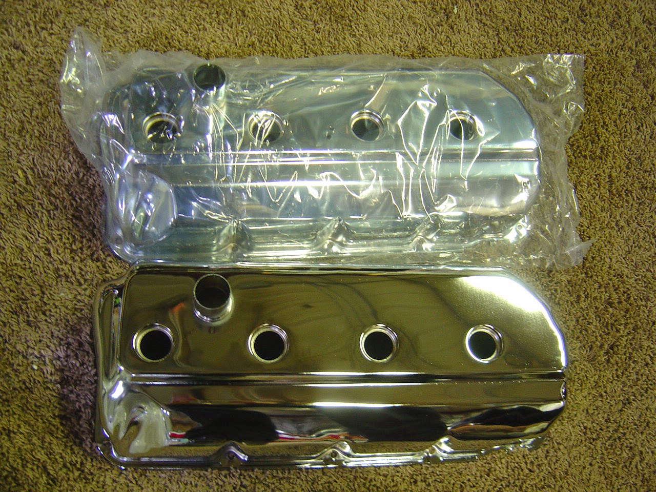 Al's Rapid Transit: New Chrome 426 Hemi Valve Covers $199. Pair