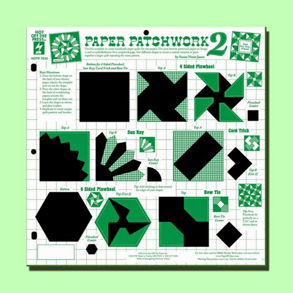 The Papercraft Post: Big Square Box: Paper Patchwork