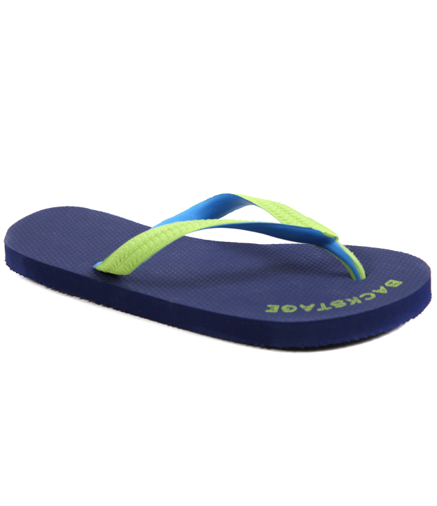 Sri Lanka Flip Flops: BackstageNavy Blue Slippers