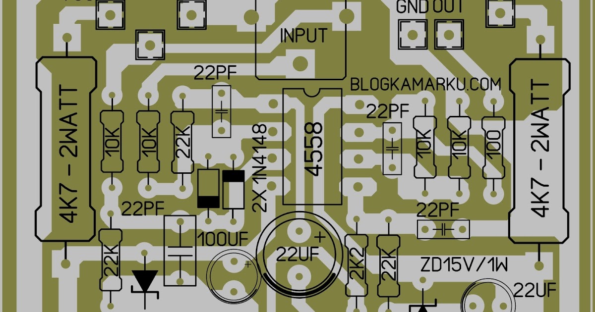 PCB & Layout Input Balance Simple dan minimalis - BLOGKAMARKU