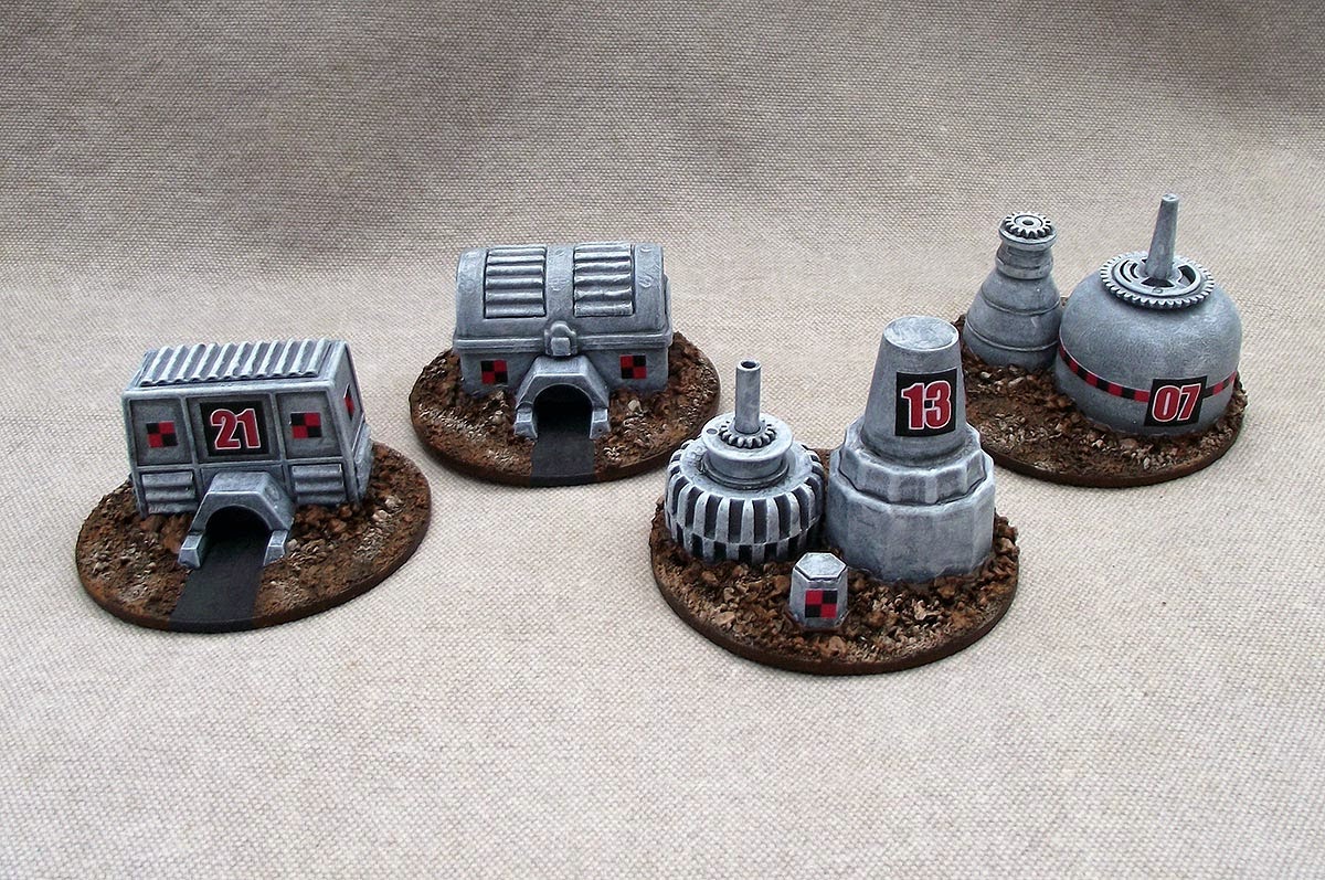 Canister & Grape - A Website for Wargamers: 6mm Sci-Fi Terrain