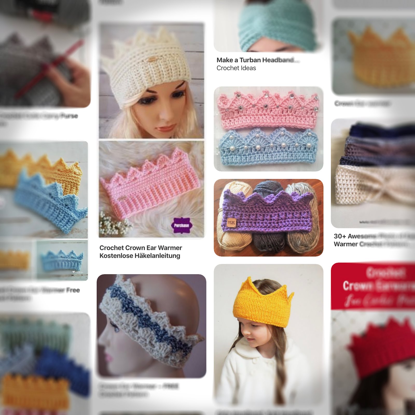 Supplying Creativity - Notions Marketing: Crochet Crown Stash Buster Inspo