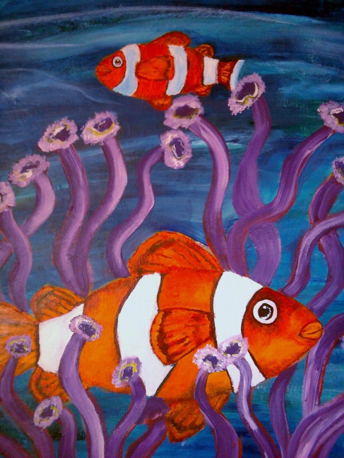 Glass Mermaid: Clownfish