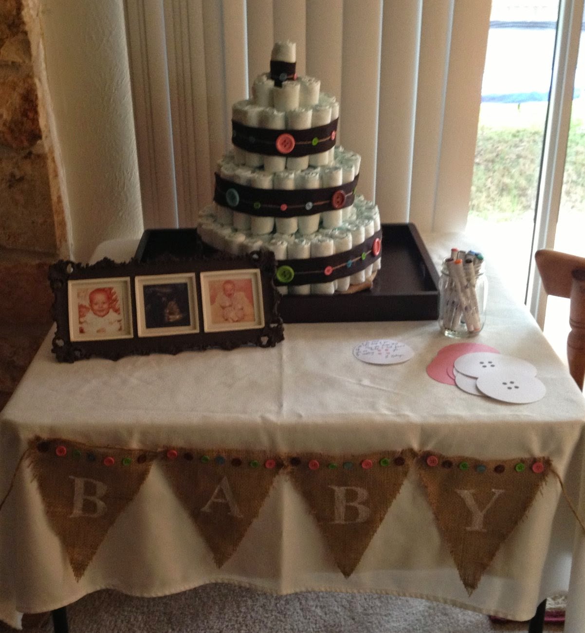 Cummins Life: Cute As a Button Baby Shower