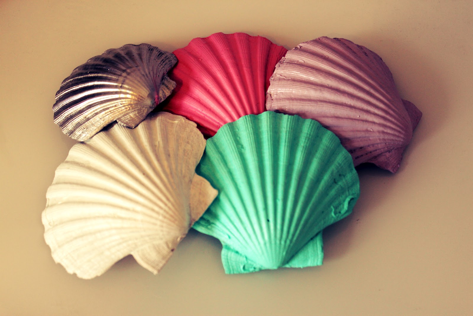 *Sophia x*: DIY Decor: Pastel Shells