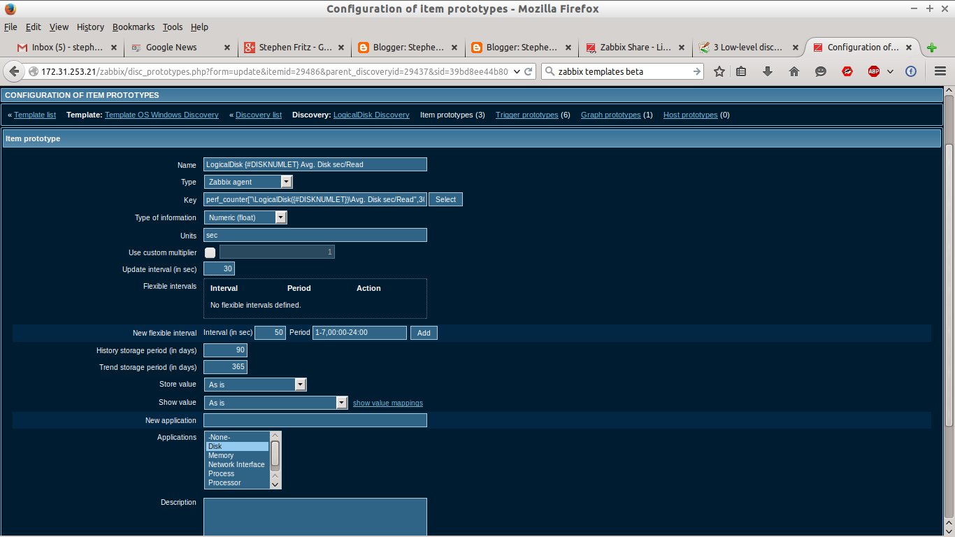 Stephen Fritz On Systems Engineering Zabbix Templates For Windows Lld Discovery