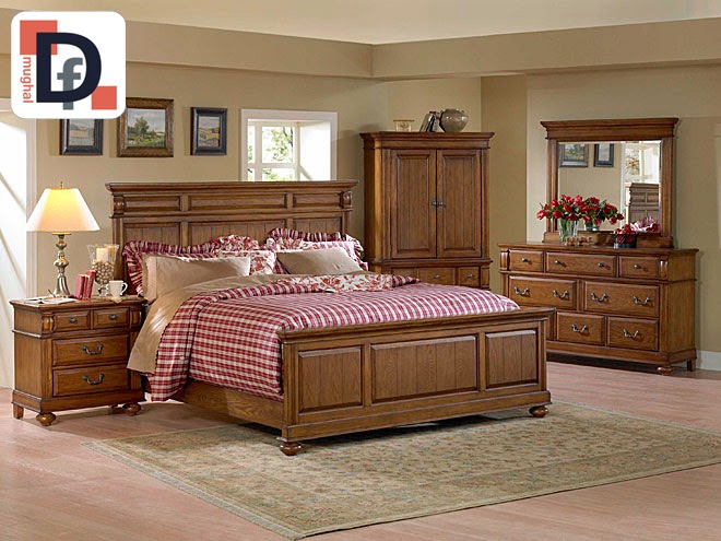 Decent Furnitures: Bed, Dressing And Suiting Almari