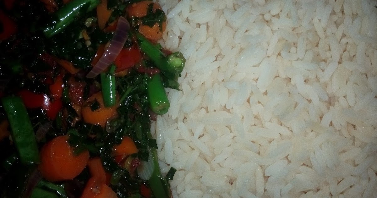 Pwesh Kitchen - All Nigerian Food Recipe Blog: WHITE RICE SERVED WITH ...