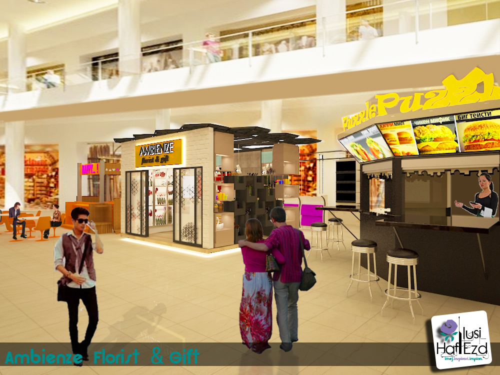 airaniEz's Life: Rekaan Dalaman Kedai Bunga / Florist Shop