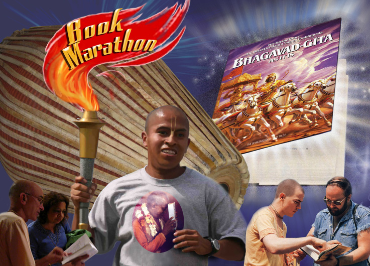 Sri Sri Radha Madhav: Book Distribution Marathon - 2012