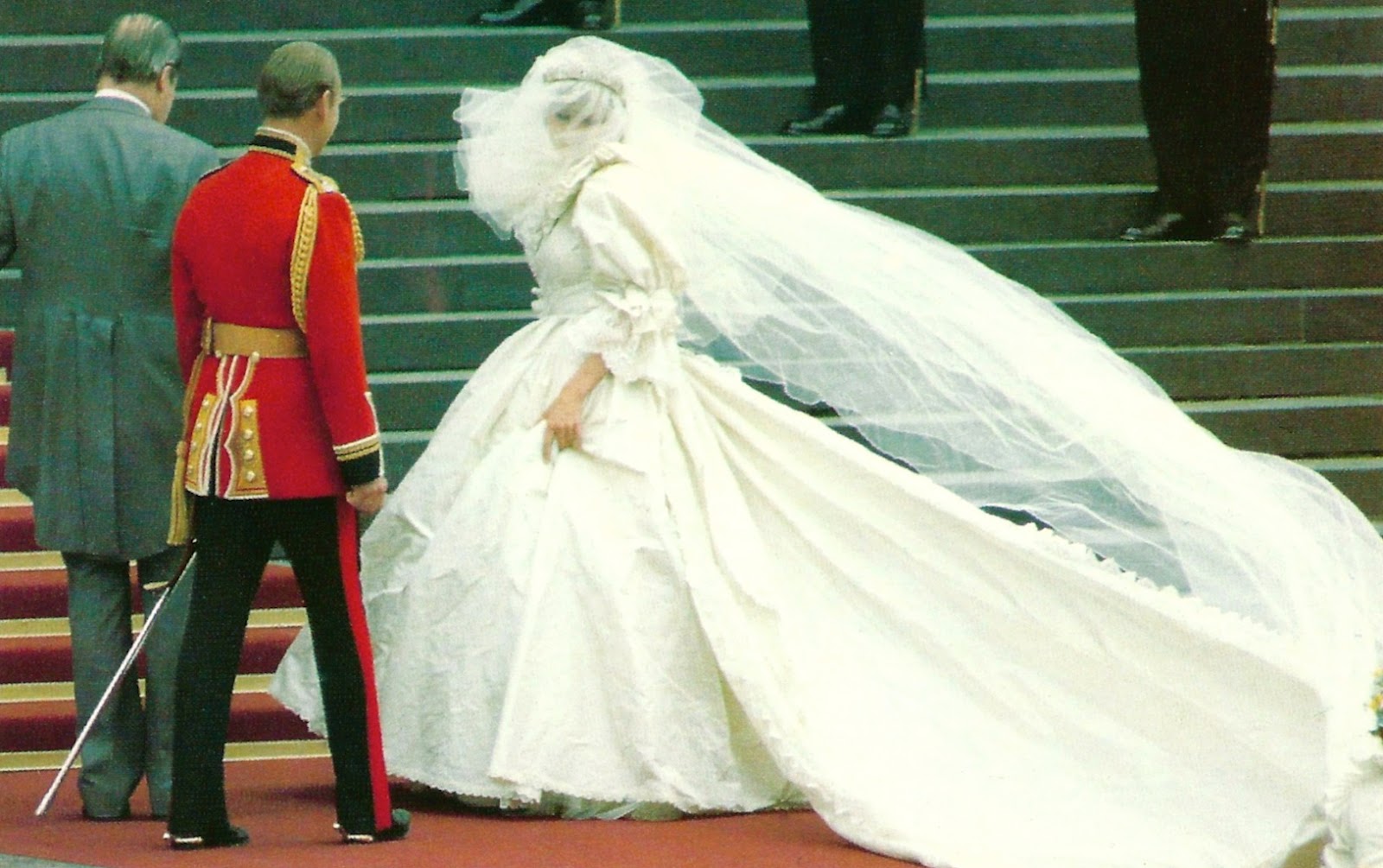 My Favorite Movies and Stars: Lady Diana in her Wedding Gown and Veil, 1981