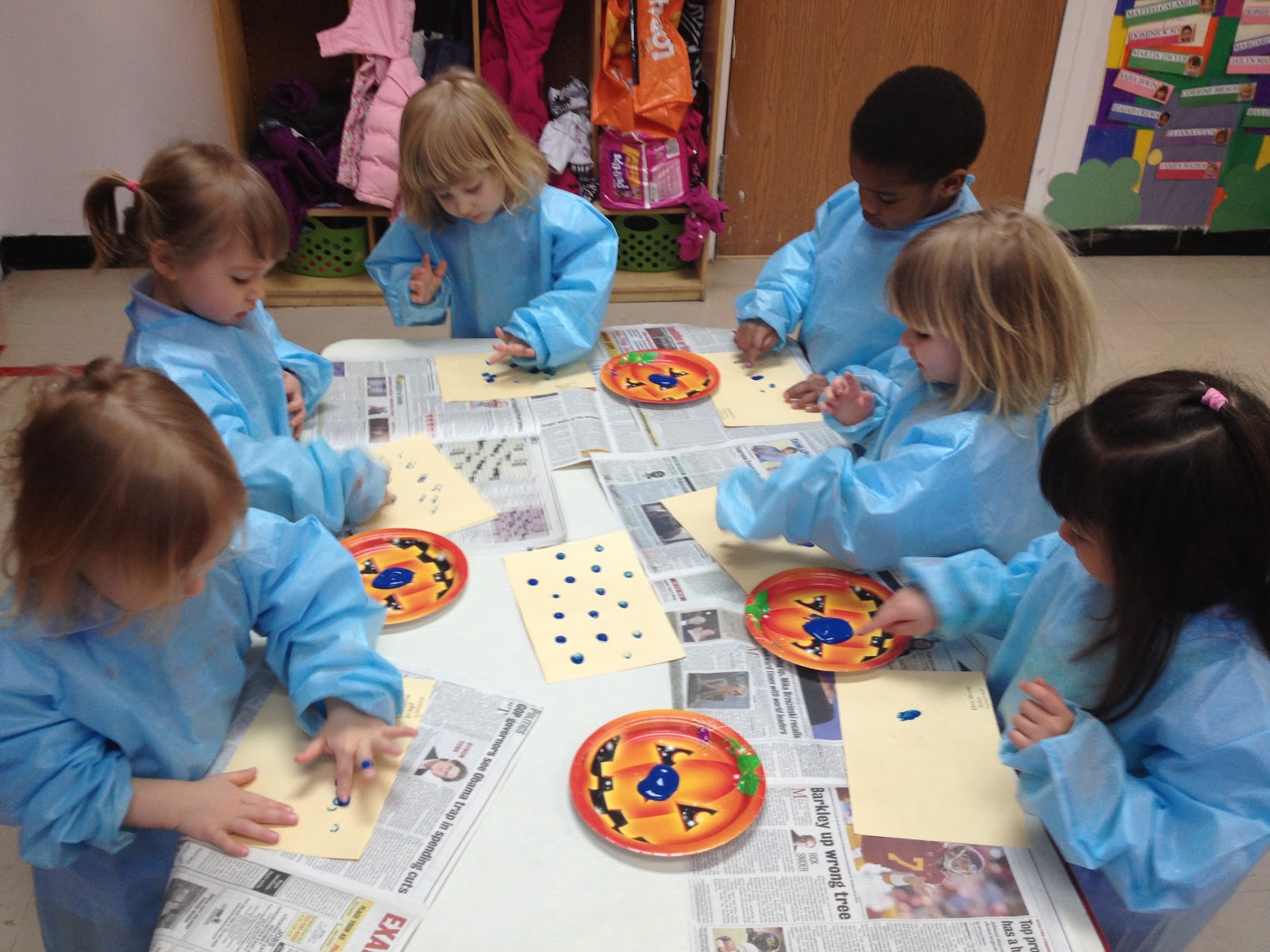 HH Preschool Class Reflections: Blueberry Art
