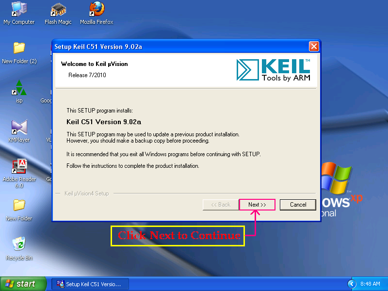 8051 Microcontroller 7 Steps For Installing Keil Uvision Software In