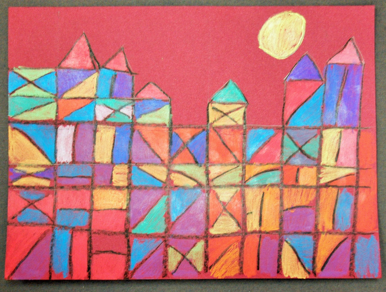 super happy art class: Paul Klee Buildings