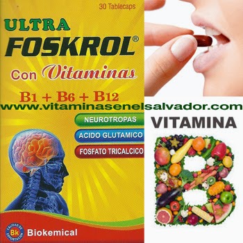 Vitaminas de El Salvador: FOSKROL con Ginseng de Biokemical