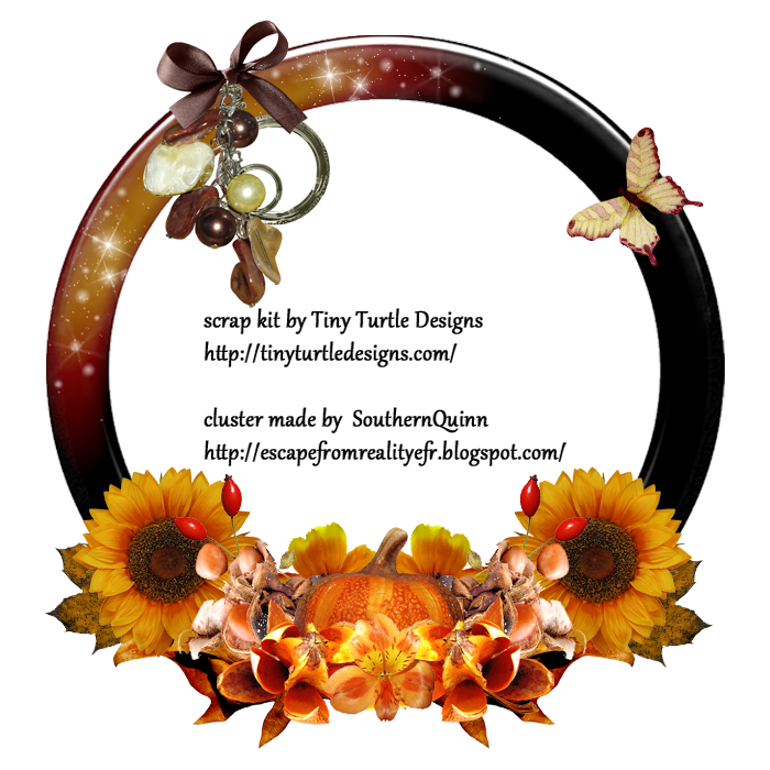 Escape From Reality Blog: Autumn Days Cluster Frames & Clusters