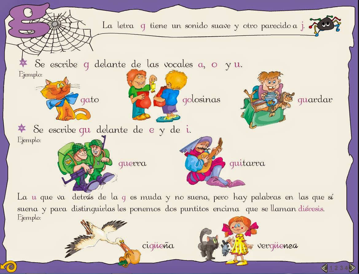 EXPLORAMOS Y APRENDEMOS 2º CICLO: El sonido G suave