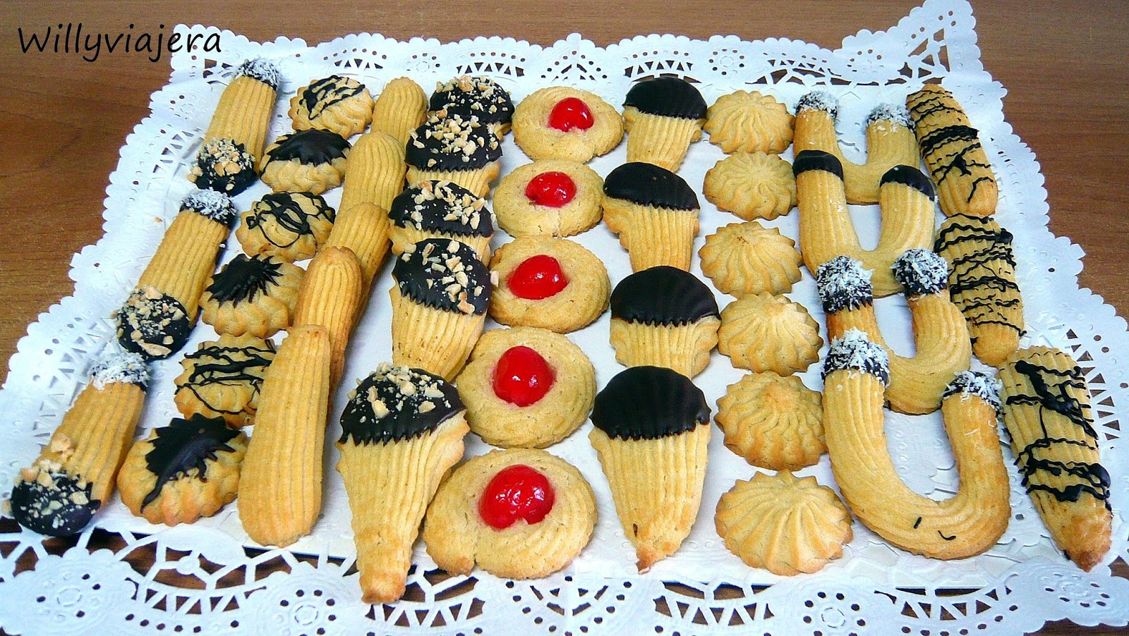 WILLYVIAJERA PURI: Pastas de té rizadas (con manga pastelera)