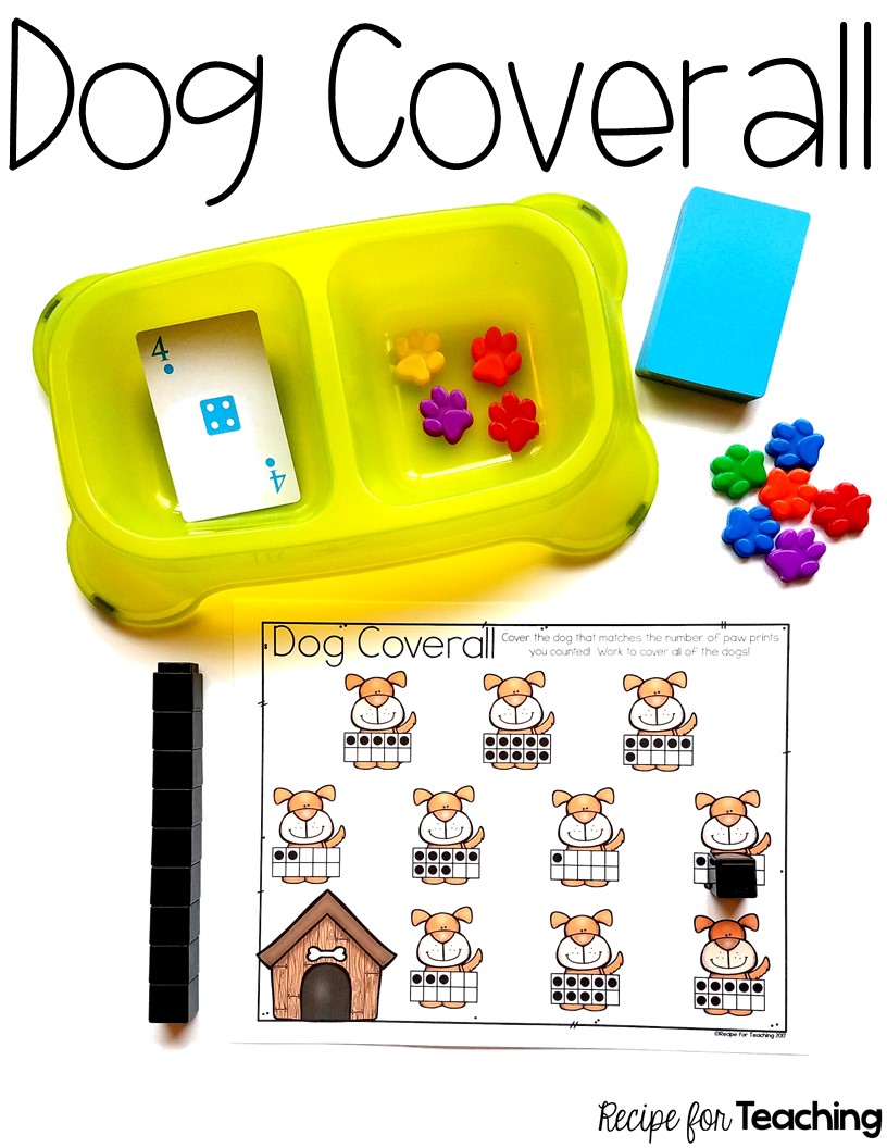 Paw Print Math - Recipe for Teaching