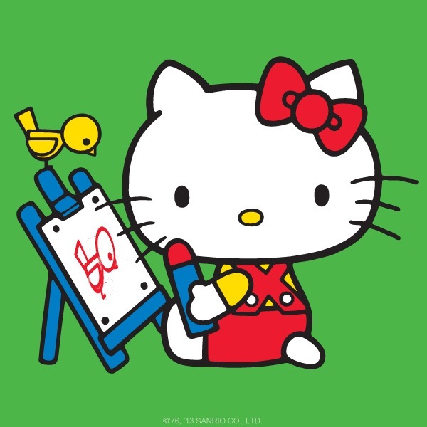 The House of Kent: Hello Kitty Artist - Draw a bird day - April 8