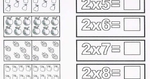 PROFª ADRIANA, ALFABETIZANDO COM AMOR: Tabuada do 2 ilustrada