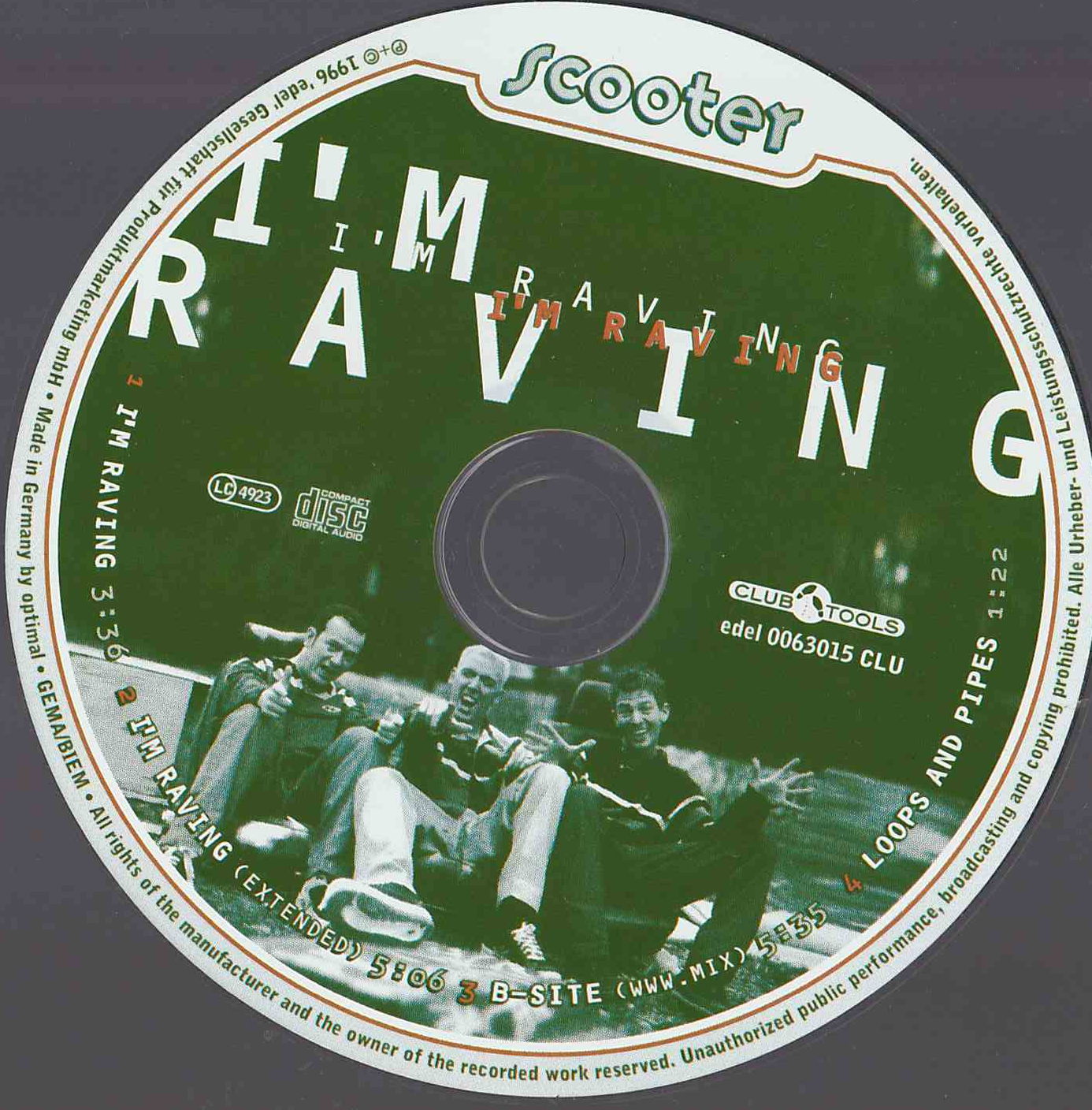 SCOOTER – I’M RAVING (CDS 4 TR) – Blog di Stefano Fiorucci