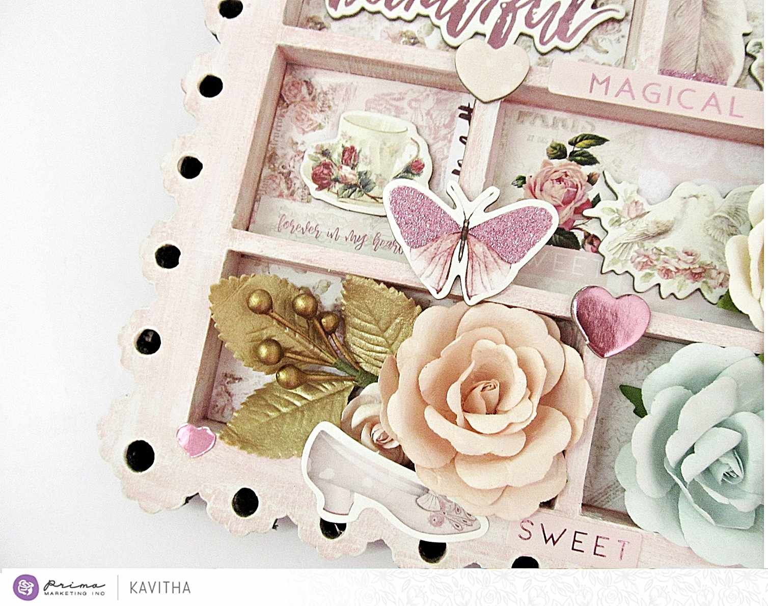 Kalalayaa's Art Stuido: Shadow box frame : Prima marketing