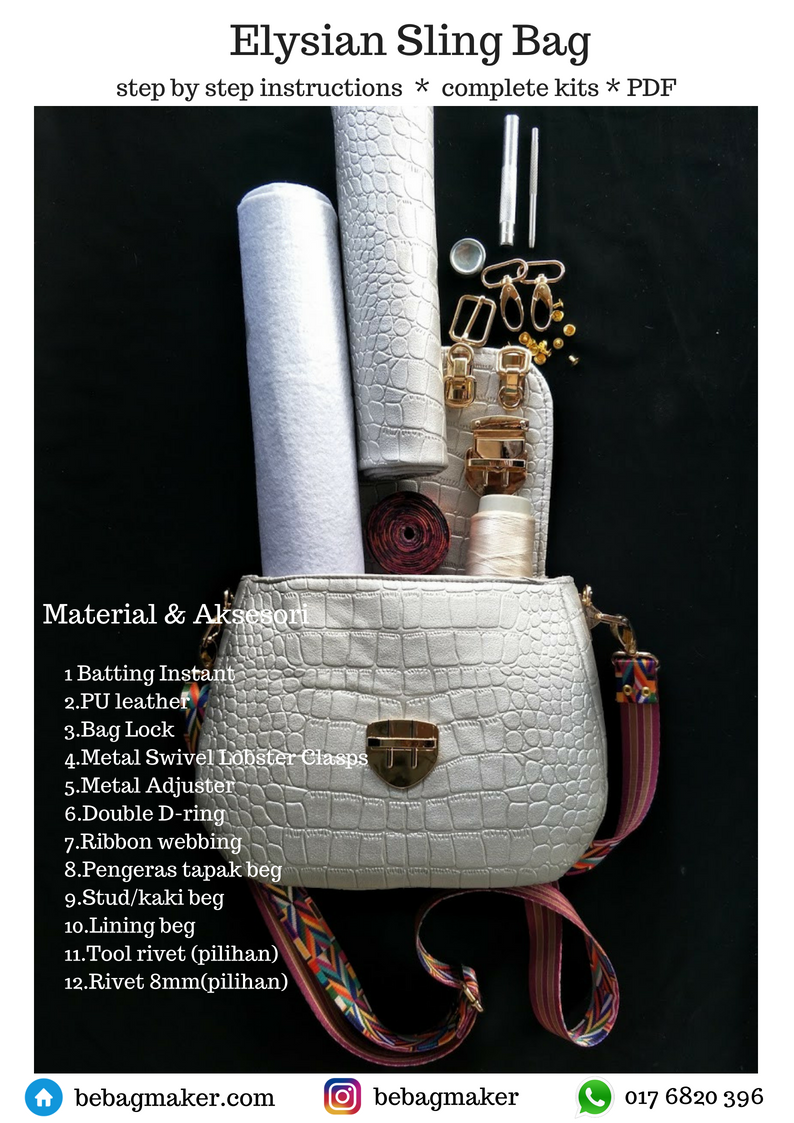 Cara Nak Buat Beg Sandang - JanzebTran