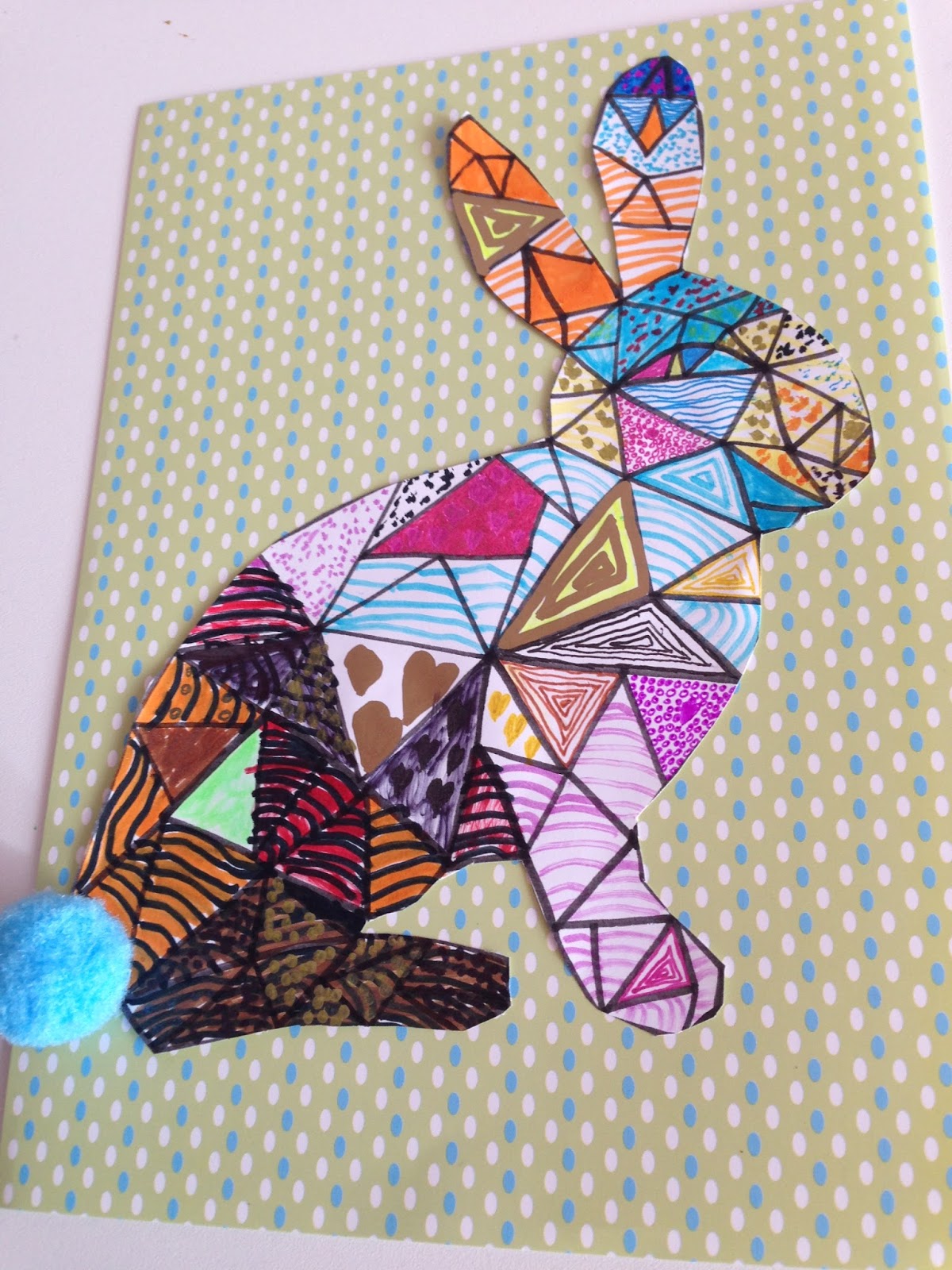 La boite à idées de l' atelier 3B* * *: Lapinou en graphisme