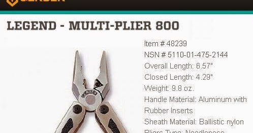 SKL DIY Uptown: Gerber Legend Multi Plier MP800 now at RM 635.00 only!