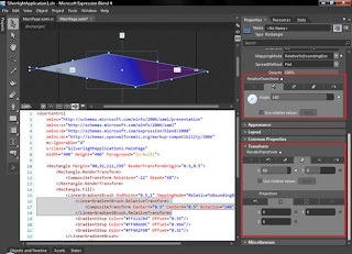 Working with Linear/Radial Gradients and Gradient Vector Transform in XAML Silverlight