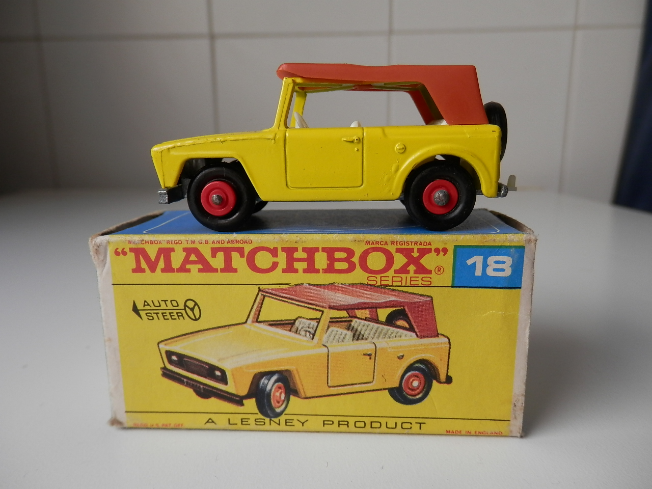 EDUARDO ASCANIO MIS MATCHBOX: Nº. 18 REGULAR, FIELD CAR
