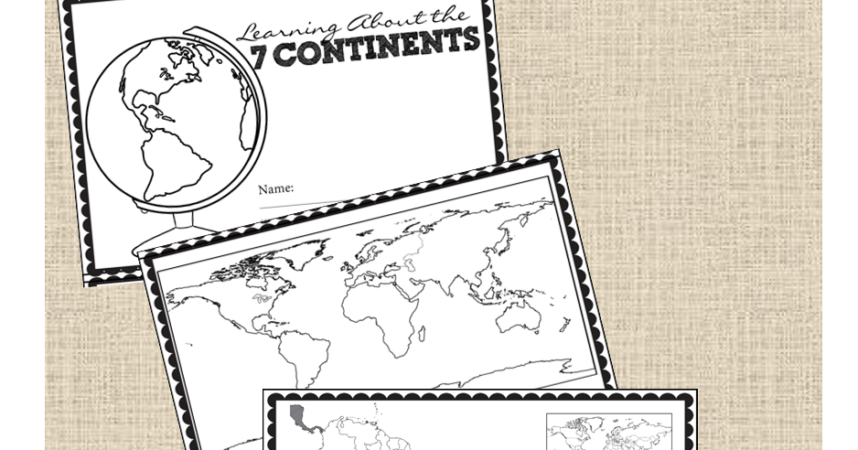 Continents Book for Kids