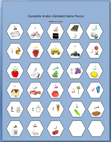 A Muslim Child is Born: Arabic Alphabet Game II - All Letters
