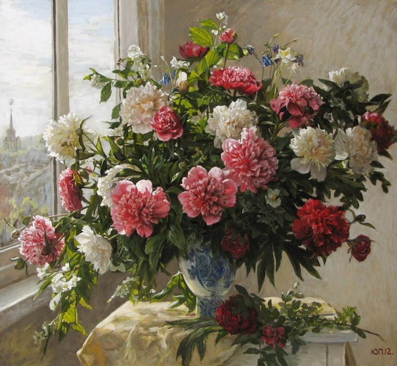 Historia y evolución de la pintura artística : Jarrones de flores ...