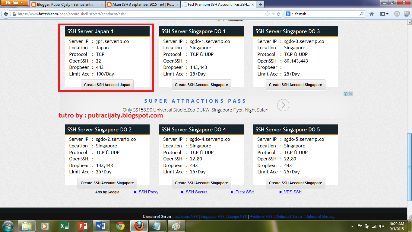 Cara Membuat Akun SSH di Fastssh