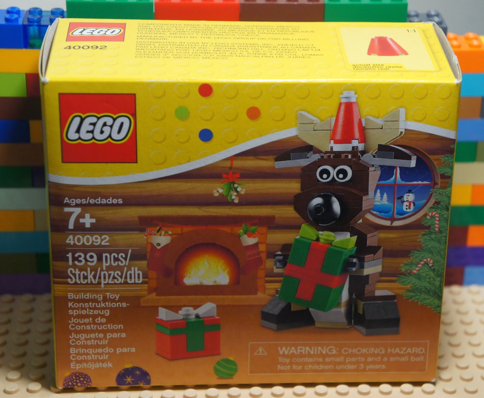 LEGO 40092 REINDEER Building Toy Christmas Season 139 Pcs BNIB Sealed ...